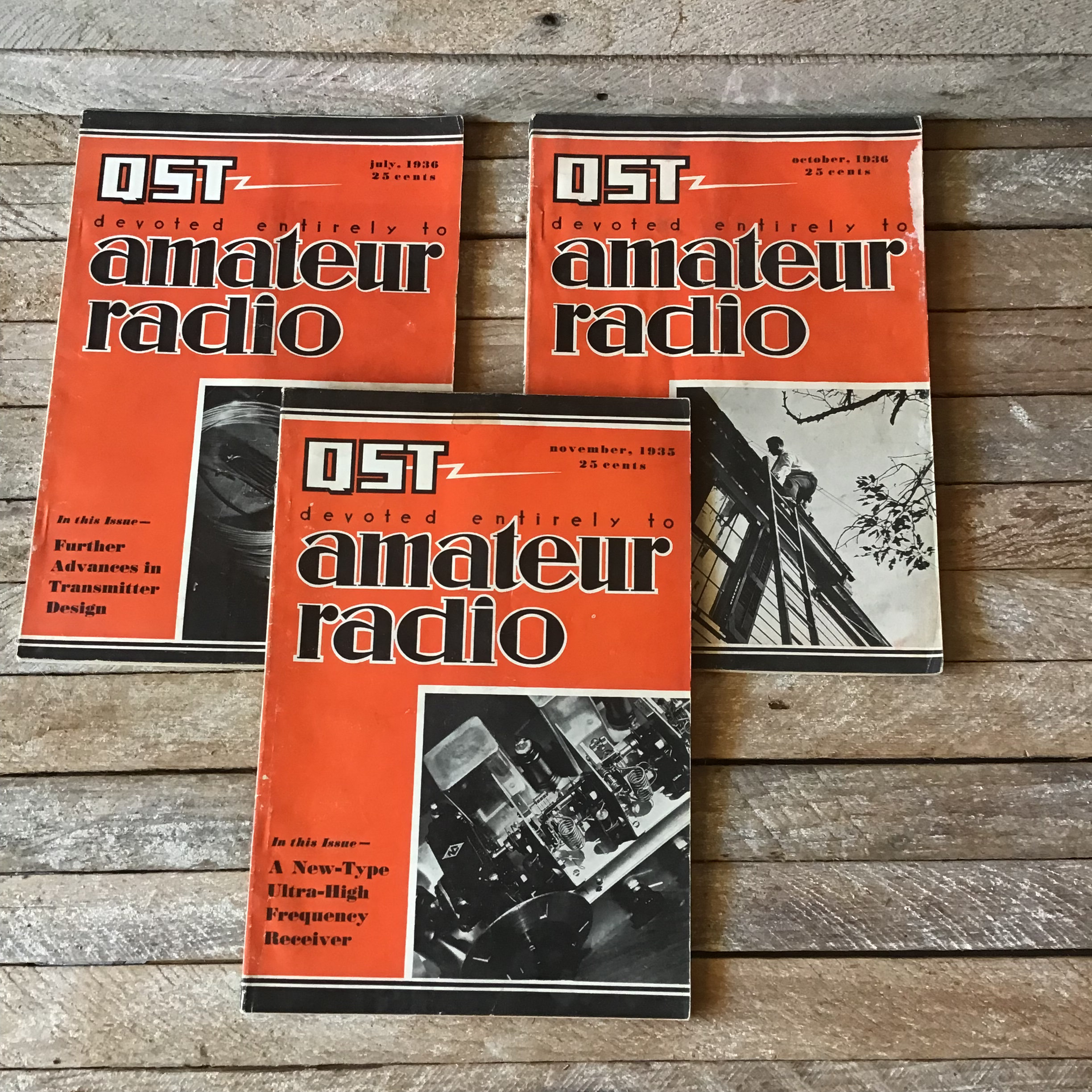Vintage QST Amateur Radio Magazine Ham Radio Technical Specs How to ...