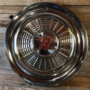 Complete Set of Four 1957 Nash Rambler Hubcaps Polished Chrome, Vintage ...