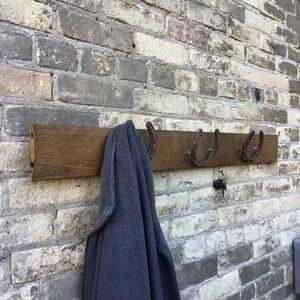 Upcycled Coat Rack and Keyring Holder Made From Reclaimed Wood and ...