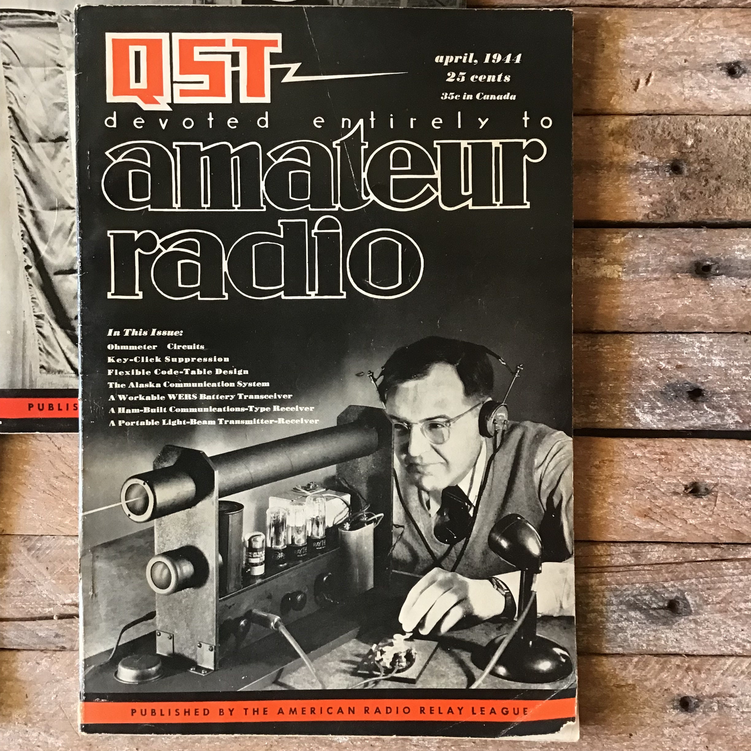 Vintage QST Amateur Radio Magazine Ham Radio Technical Specs How to ...