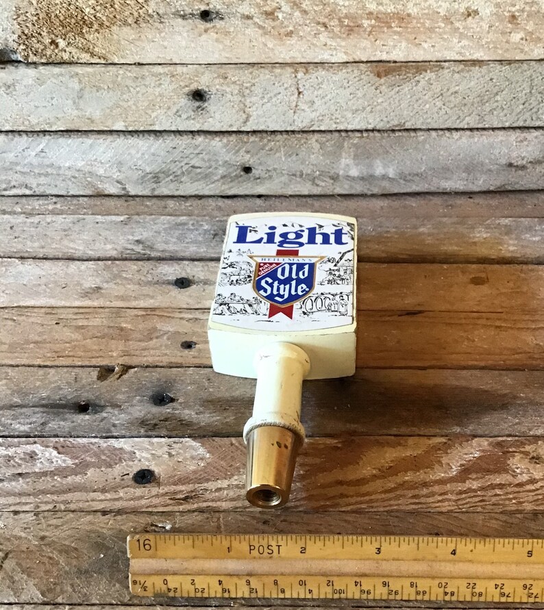 Heileman’s Old Style Light Beer Tap Handle, Vintage Bar Ware. Vintage ...