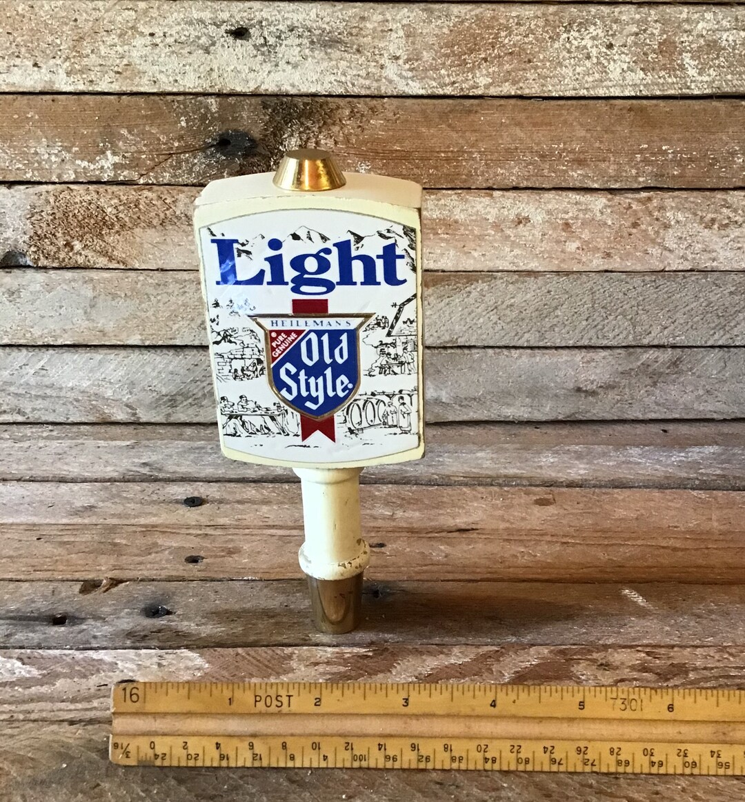 Heileman’s Old Style Light Beer Tap Handle, Vintage Bar Ware. Vintage ...