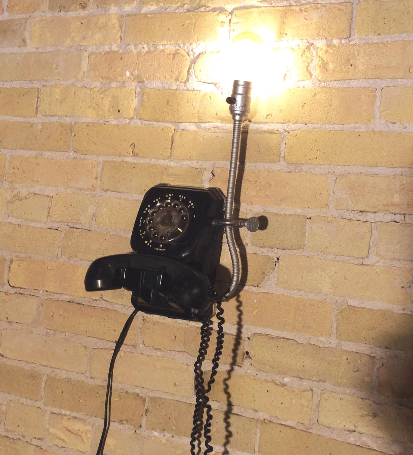 Crab Claw Phone Light, Vintage Stromberg Carlson Wall Phone, Industrial ...