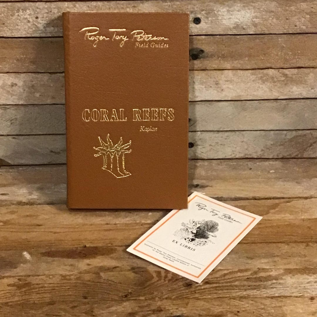 Petersons ‘coral Reefs’ Field Guide, Leather Bound 50th Anniversary ...