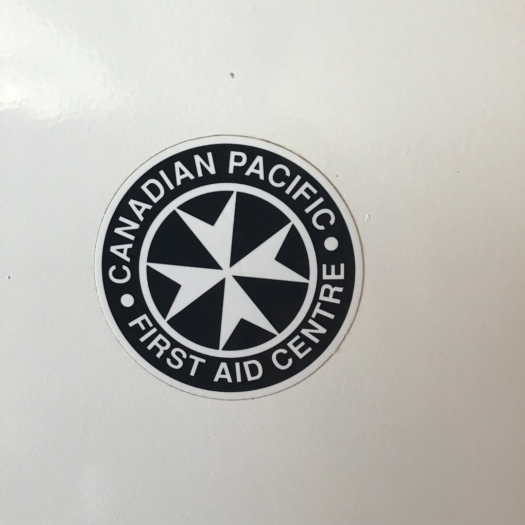 First Aid Kit Metal Box Decommissioned Canadian Pacific Rail Wall Hung ...