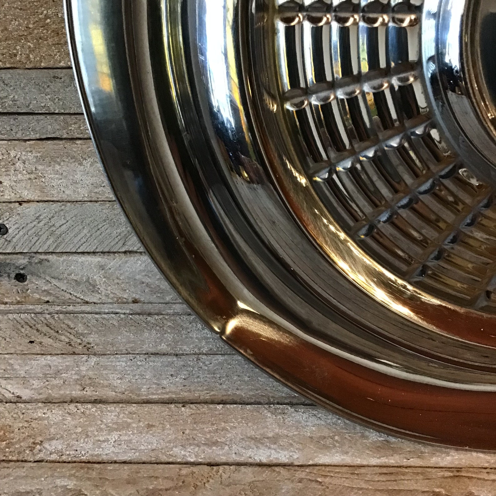 Complete Set of Four 1957 Nash Rambler Hubcaps Polished Chrome, Vintage ...