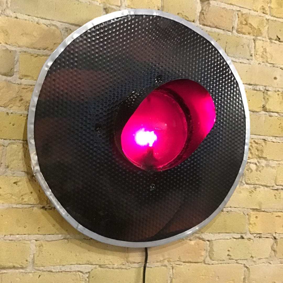 Railroad Signal Light Warning Light, Red Lens, Inline Switch, Wall Hung ...
