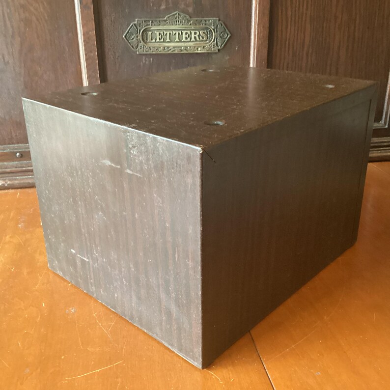 C & E Marshall Co Metal Watchmakers File Cabinet. Two Drawer Stackable ...