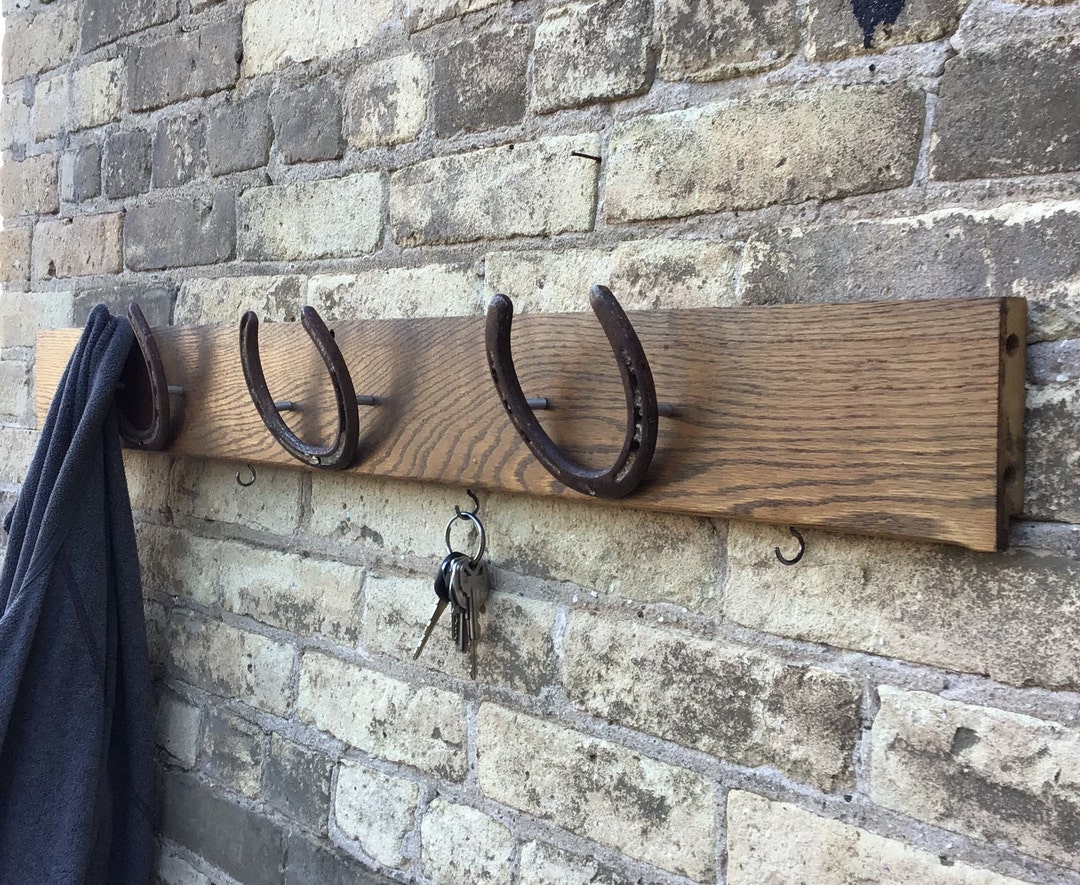 Upcycled Coat Rack and Keyring Holder Made From Reclaimed Wood and ...