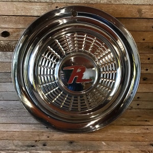 Complete Set of Four 1957 Nash Rambler Hubcaps Polished Chrome, Vintage ...