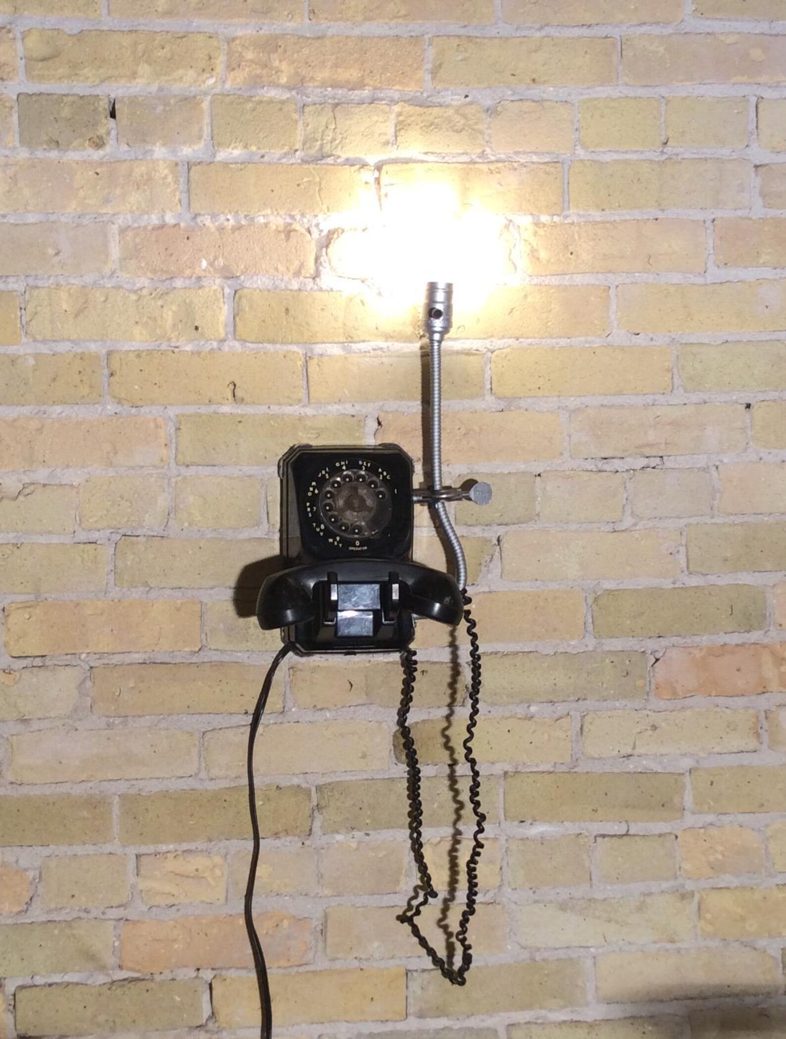 Crab Claw Phone Light, Vintage Stromberg Carlson Wall Phone, Industrial ...