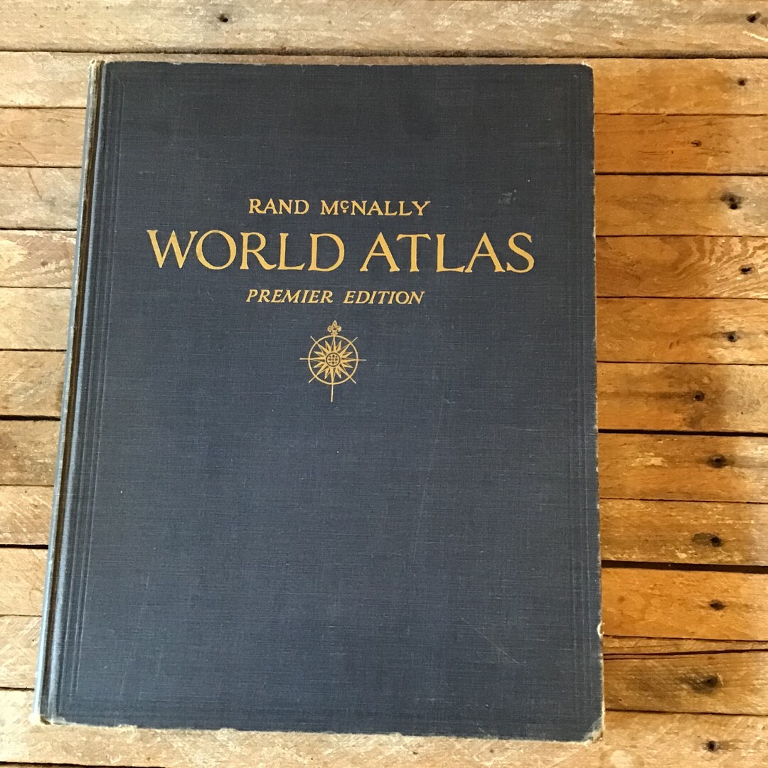 Rand Mcnally World Atlas in Good Vintage Condition 1949 Edition With ...