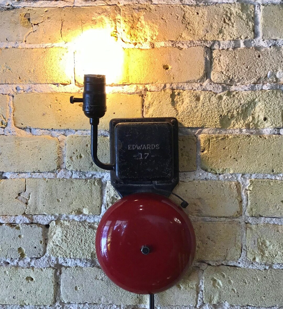 Fire Alarm or Burglary Alarm Recycled Into a Wall Hung Light Rewired ...