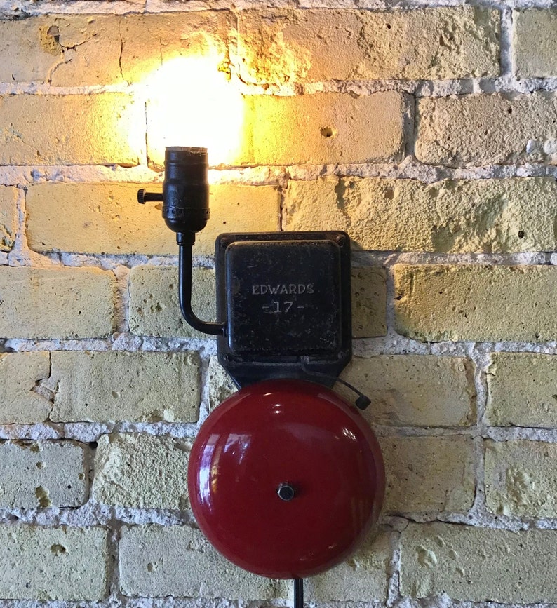 Fire Alarm or Burglary Alarm Recycled Into a Wall Hung Light Rewired ...