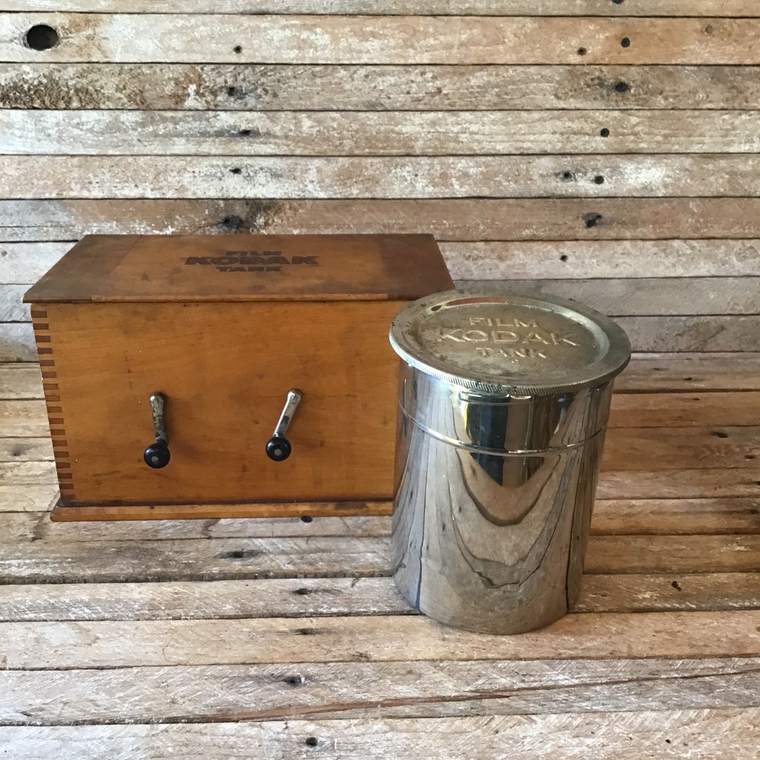 Vintage Wood Kodak Film Development Tank With Film Holder Eclectichome ...