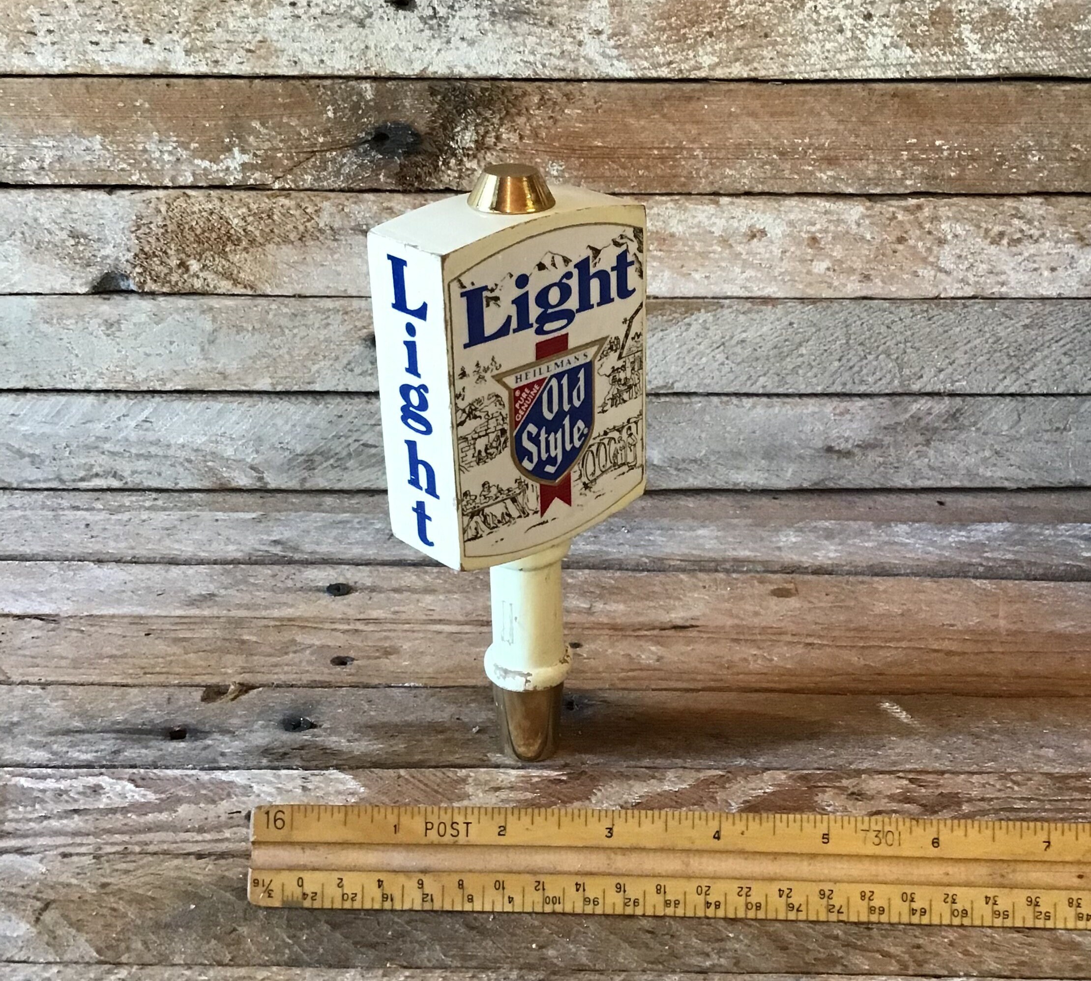 Heileman’s Old Style Light Beer Tap Handle, Vintage Bar Ware. Vintage ...