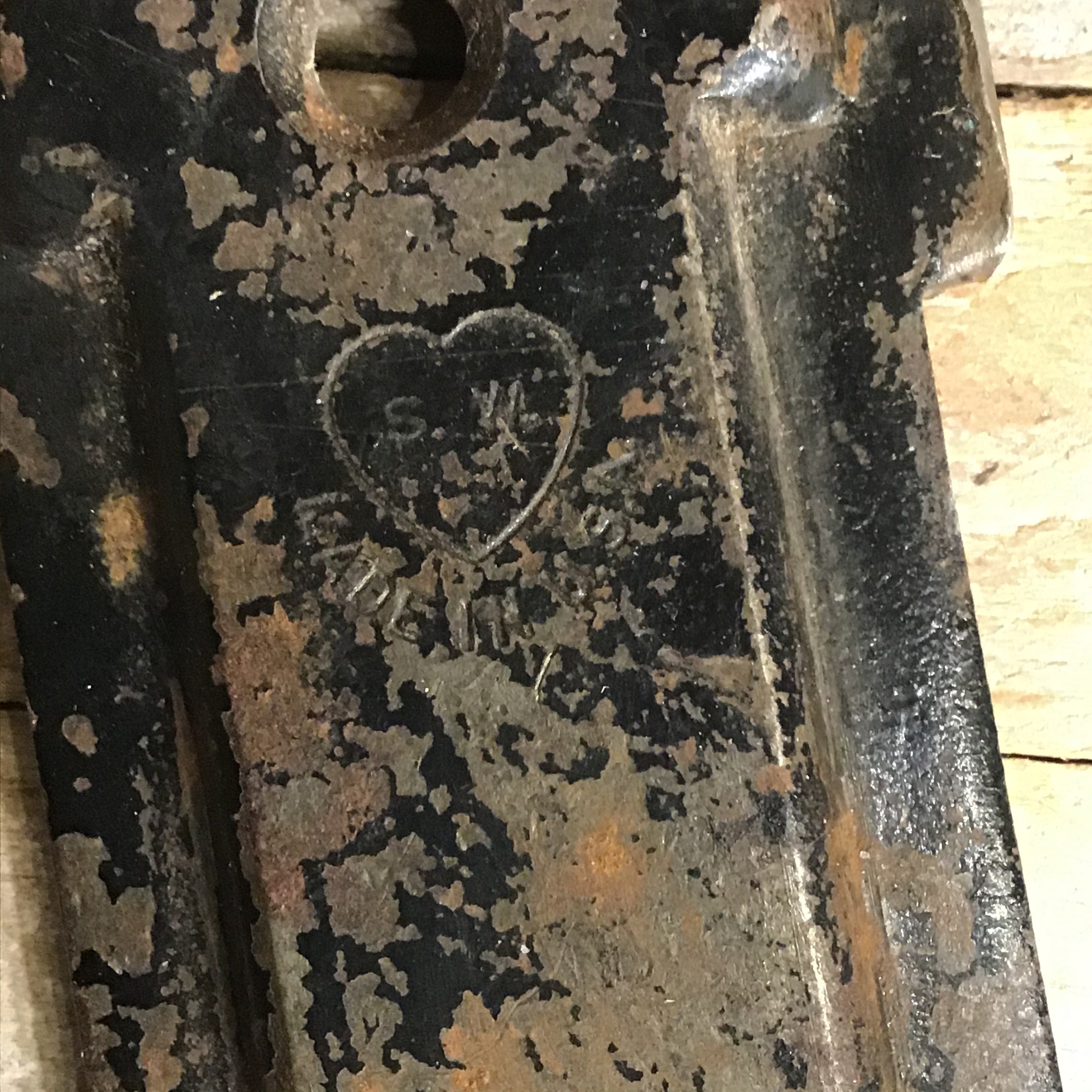 3 Big Hinges, Vintage Metal Hinge Set of 3 Heavy Weight Black Painted ...