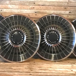 Plymouth Fury or Satellite Hubcaps Polished Chrome, Hubcaps. Very Good ...