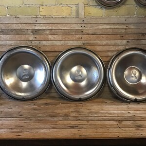 Desoto Deluxe Hubcaps, Vintage Wheel Covers. 1949 to 51 Automotive Car ...