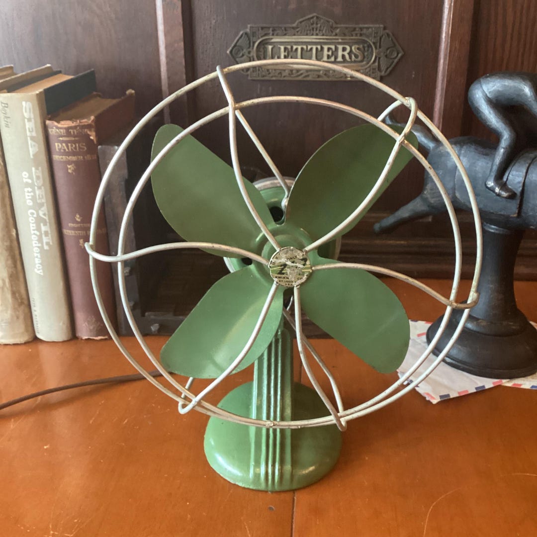 Kwik Way Zip Single Speed Desk Fan, Open Cage Design. Lubricated ...