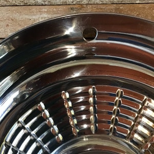 Complete Set of Four 1957 Nash Rambler Hubcaps Polished Chrome, Vintage ...