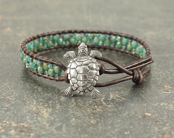 Leather Turtle | Etsy