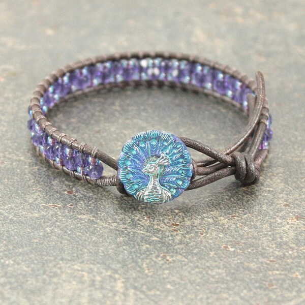 Peacock Bracelet - Etsy