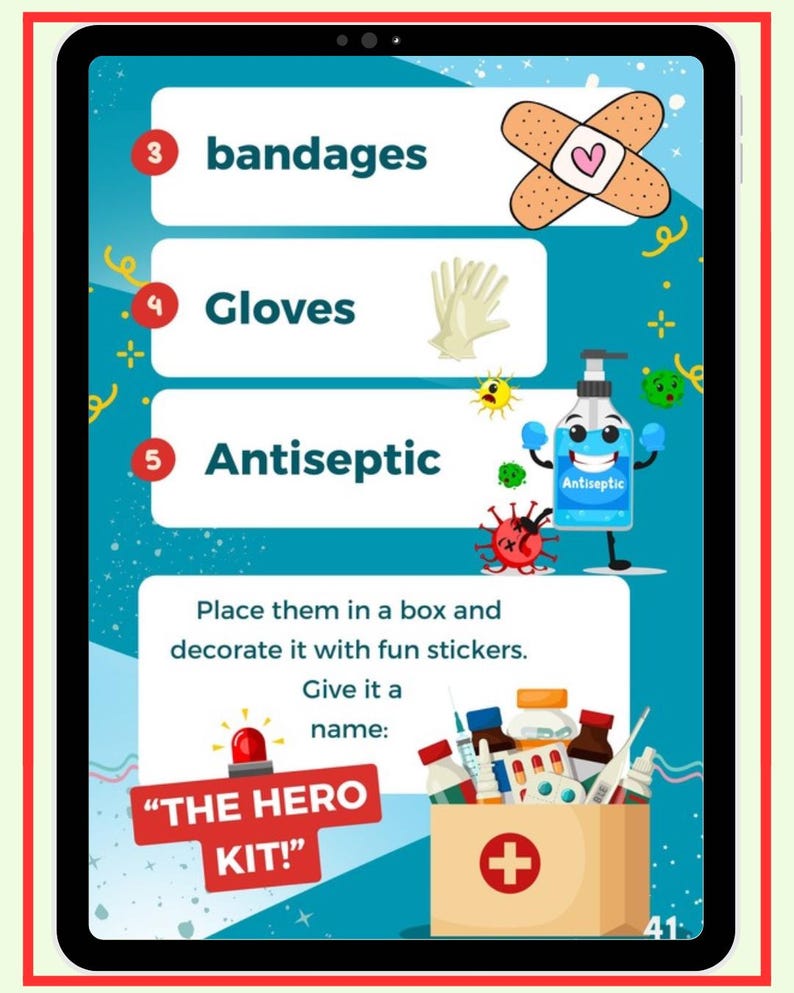 First Aid for Kids Workbook | Safety Lesson Plan | Emergency ...