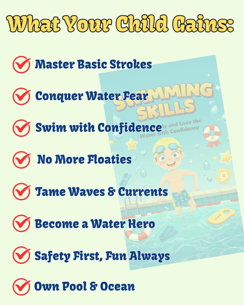 Water Safety Activities | Swimming Skills Worksheets | Pool Safety ...