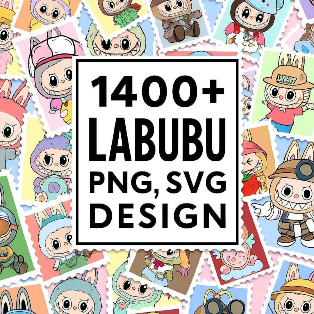 Labubu Svg, Labubu Png Bundle, Labubu Png Designs Bundle, Labubu ...