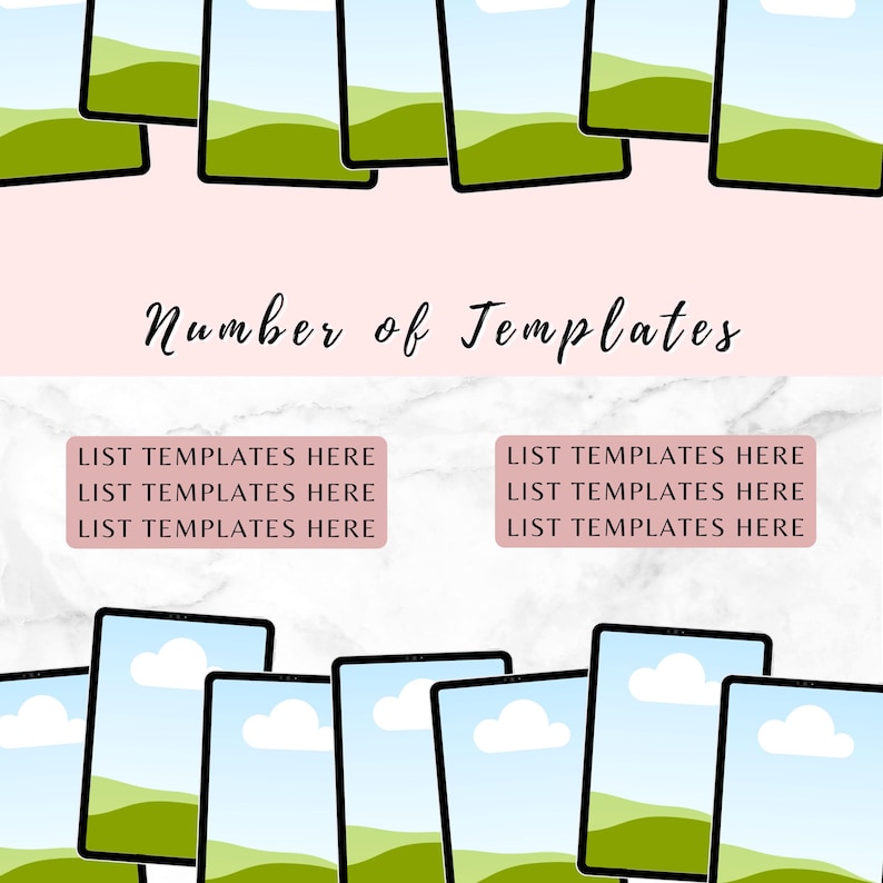 100+ Canva Editable Mockup Templates Bundle | Etsy Listing Mockups ...