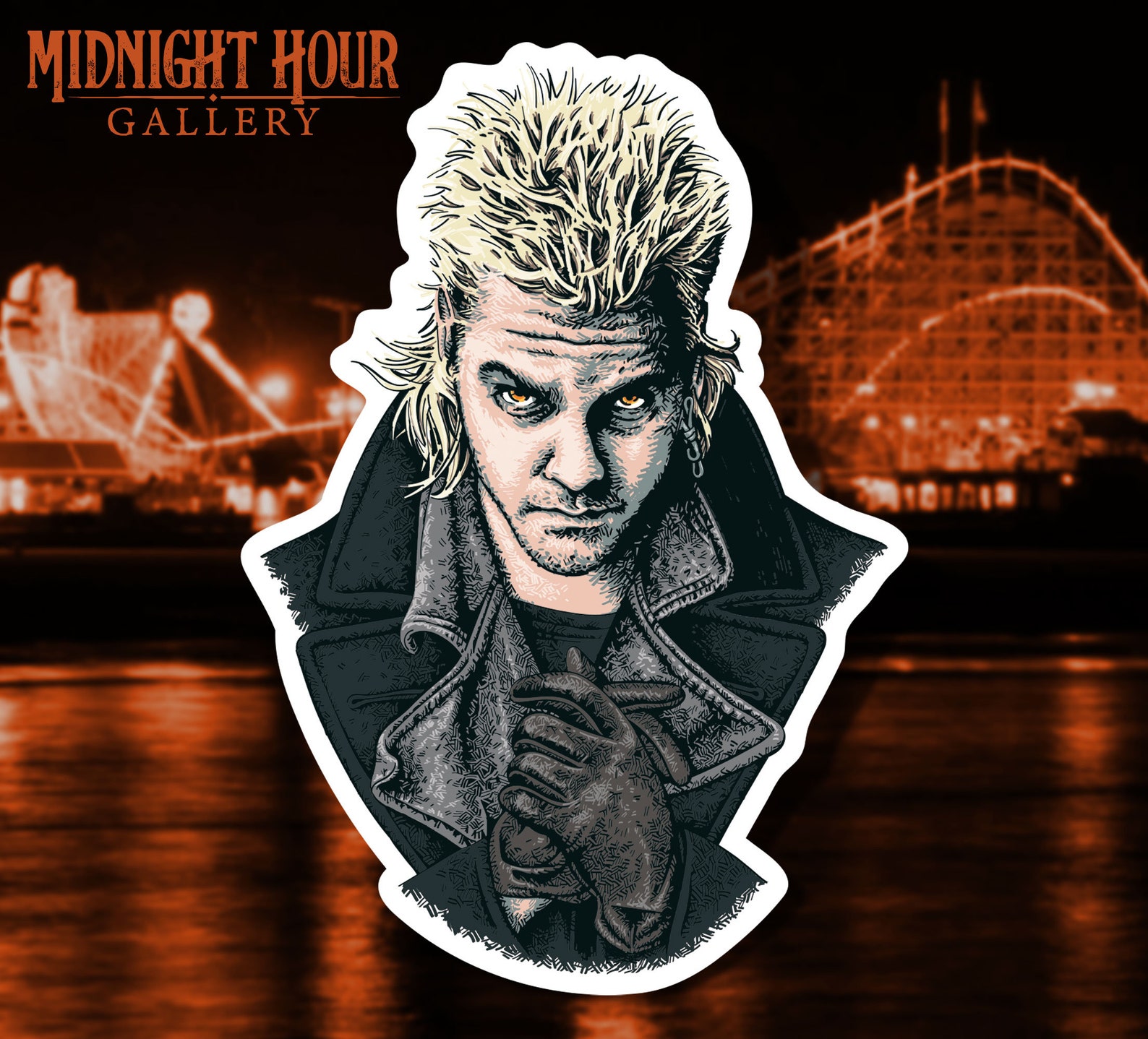 The Lost Boys Sticker or Magnet: Kiefer Sutherland Vampire Art - Etsy