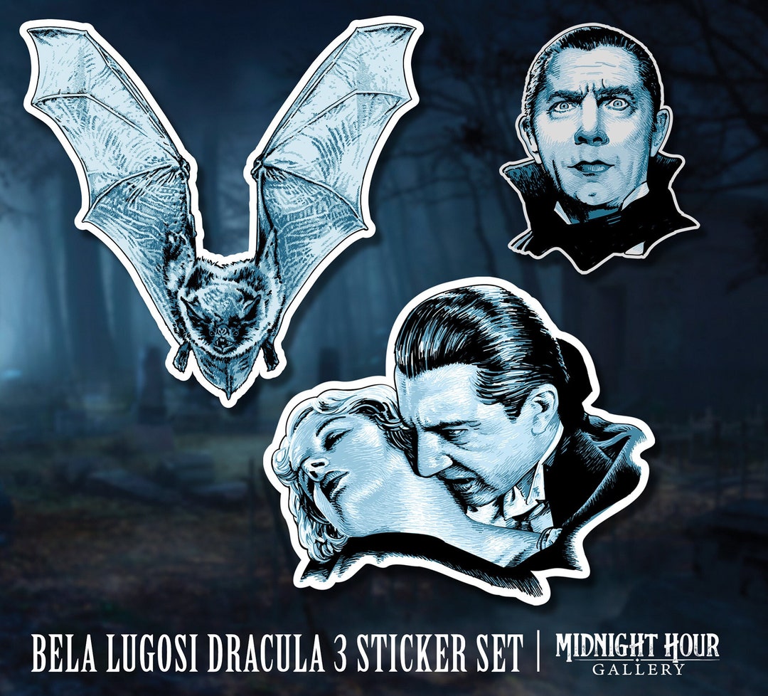 Bela Lugosi Dracula Vinyl Sticker Pack / Classic Monster Die Cut ...