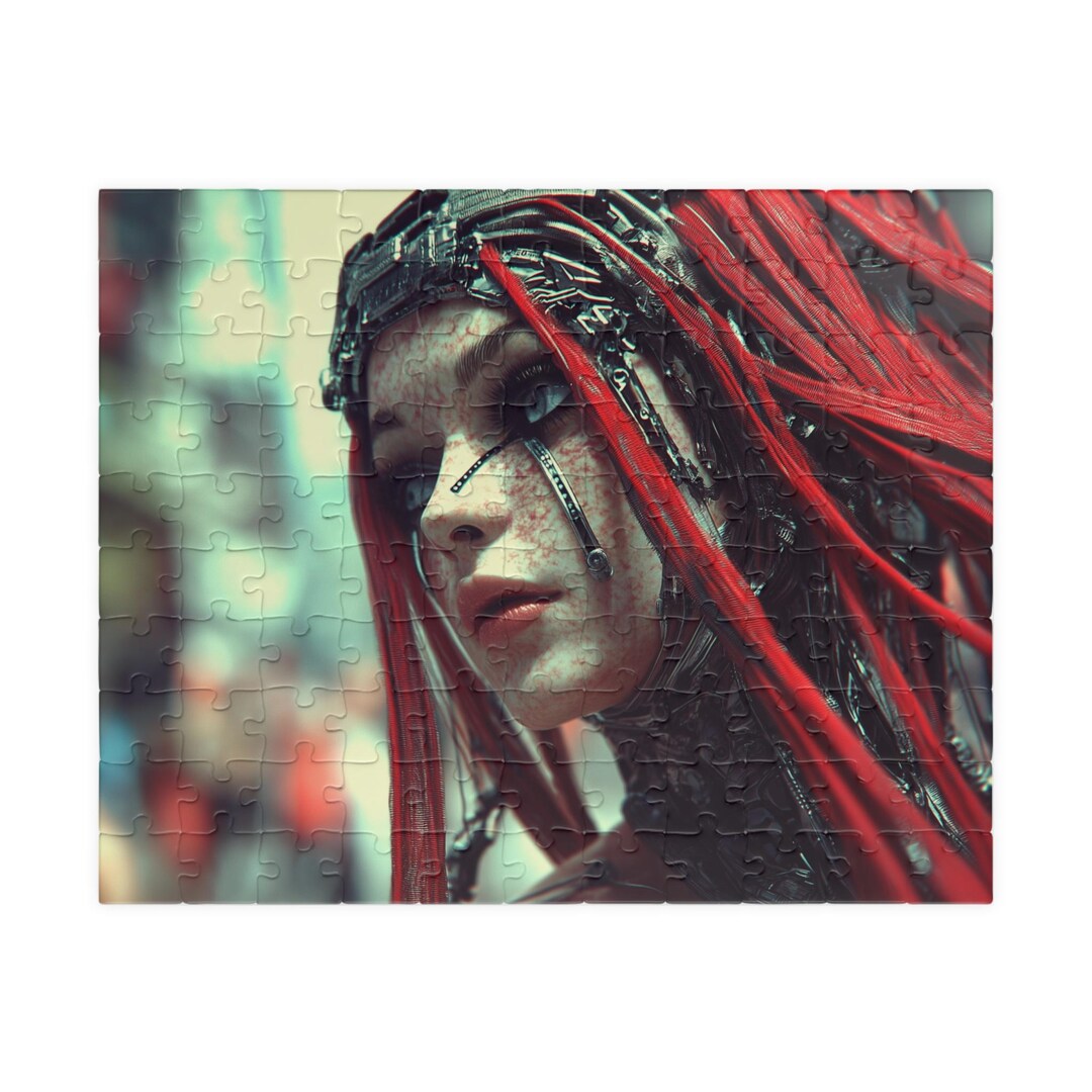 Synthetic Soul, Cyborg Siren (jigsaw Puzzle) - Etsy