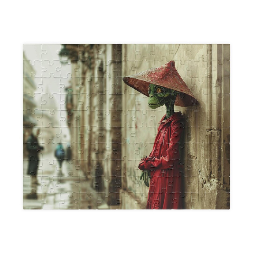 Just Passing Time, an Alien's View (jigsaw Puzzle) - Etsy