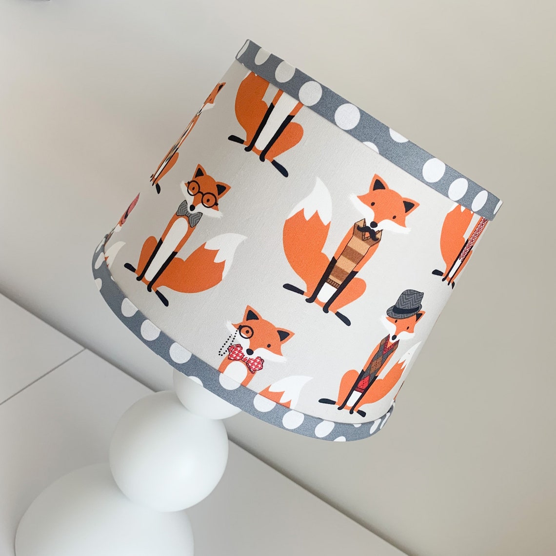 Fox Dapper Lamp Shade - Etsy