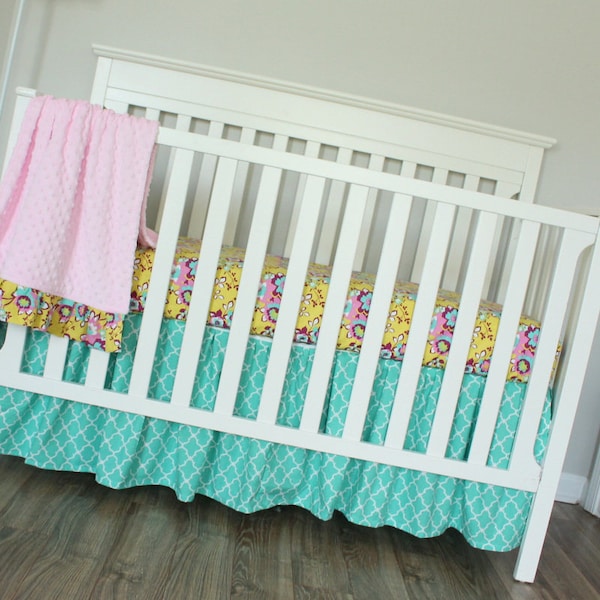 Turquoise Crib Set - Etsy