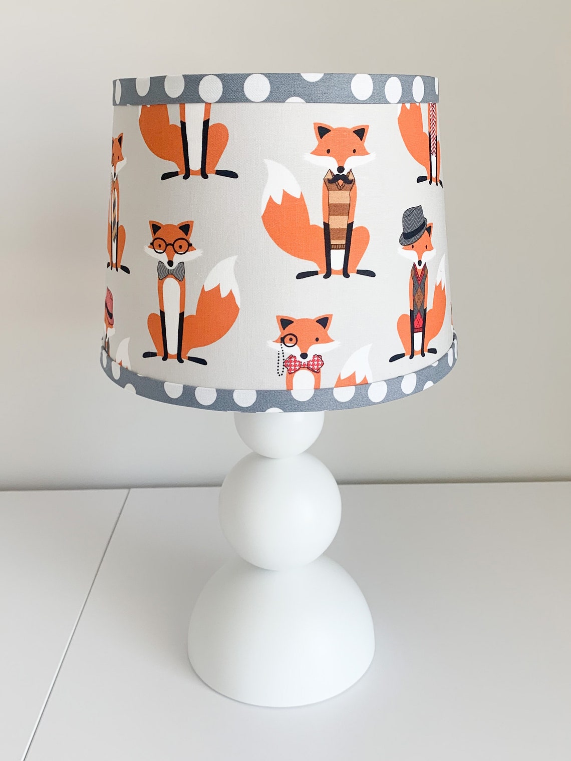 Fox Dapper Lamp Shade - Etsy