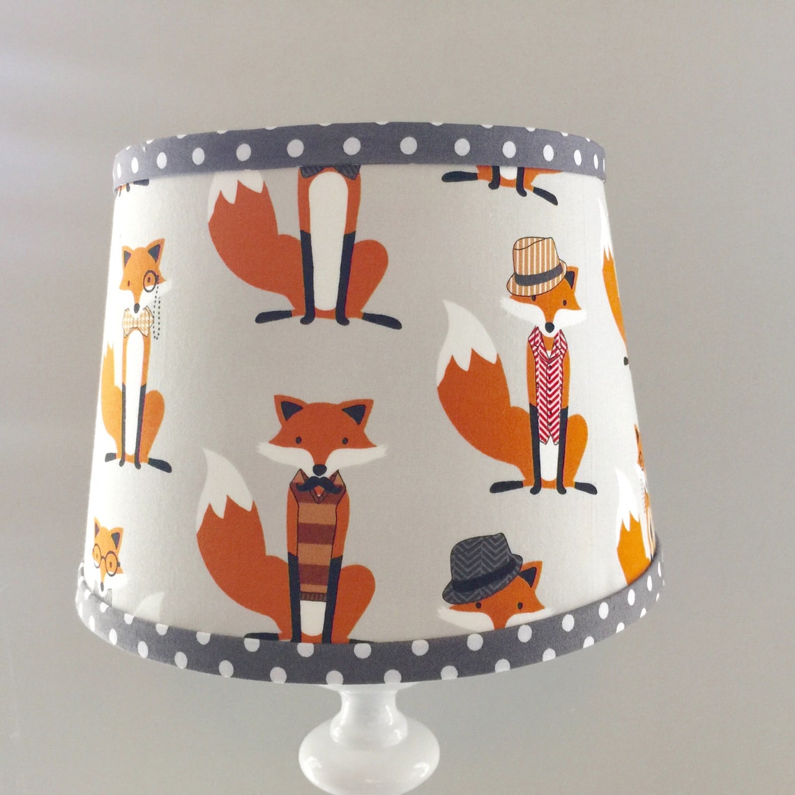 Fox Dapper Lamp Shade | Etsy