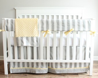 Yellow Crib Set - Etsy