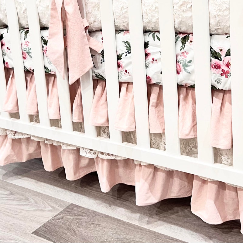 Rose Crib Bedding - Etsy