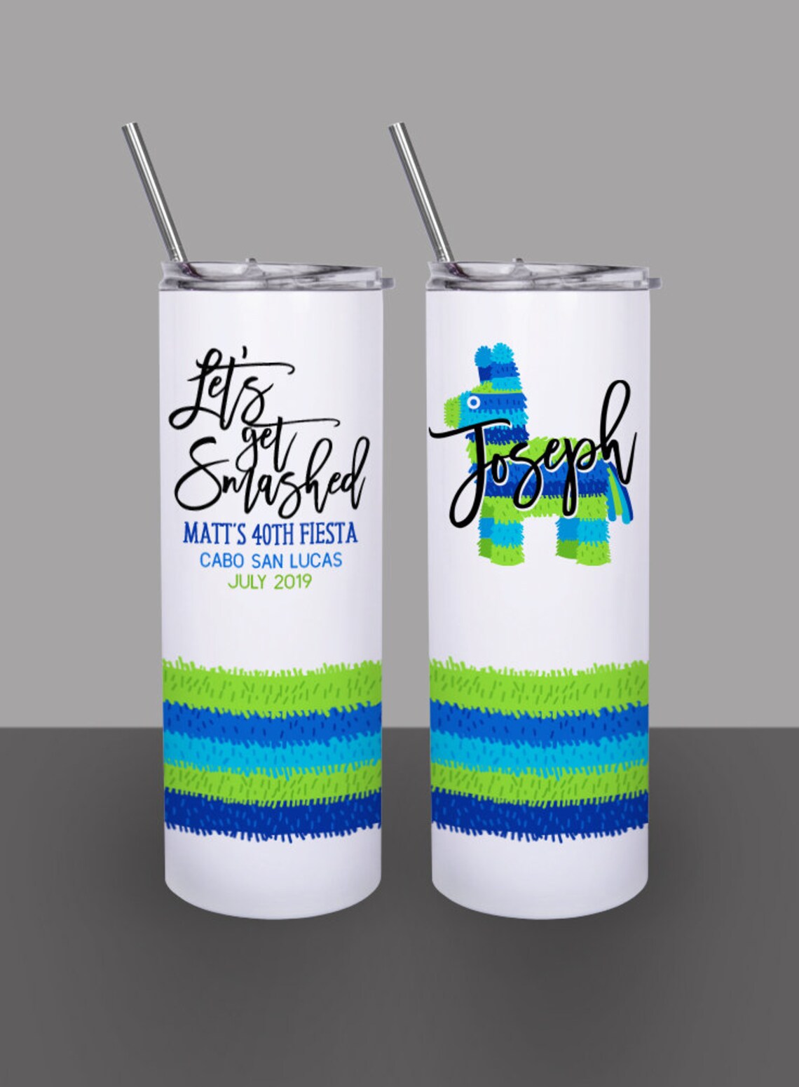 Let's Get Smashed Bachelor Party Tumbler Llama Piñata - Etsy