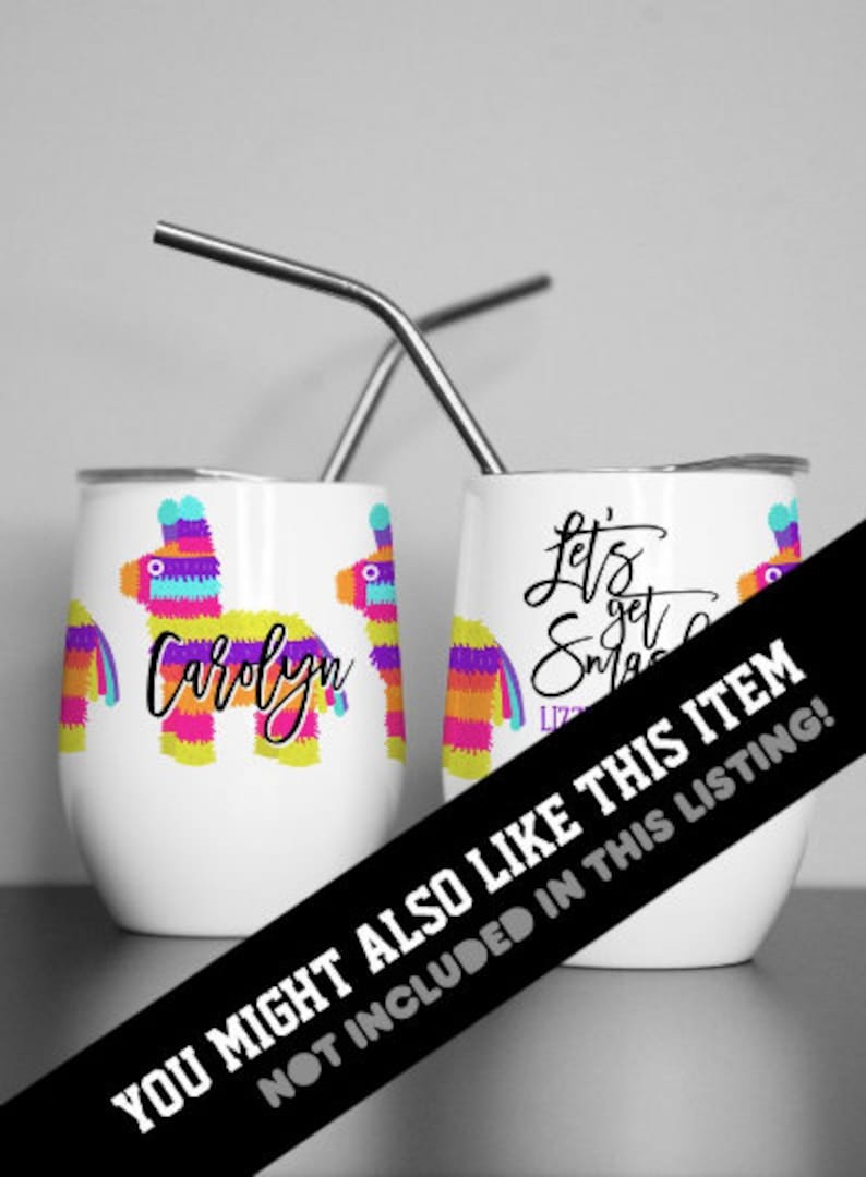 Let's Get Smashed Bachelor Party Tumbler Llama Piñata Tumbler,custom ...