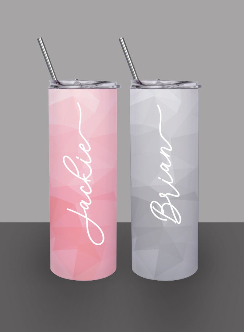 Geometric Pattern Custom Tumbler,20oz Skinny Tumbler,bachelorette Party ...