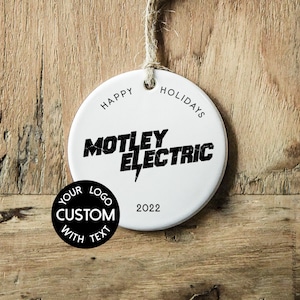 Custom Logo Christmas Ornaments - Holiday Gift for Clients ...