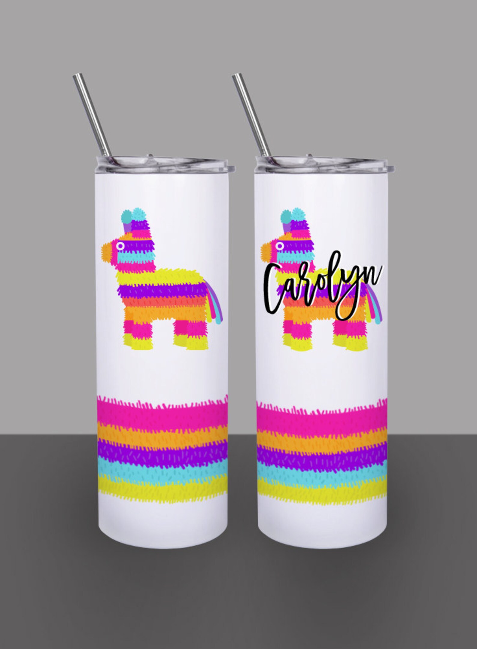 Let's Get Smashed Llama Piñata Tumbler Custom Skinny - Etsy
