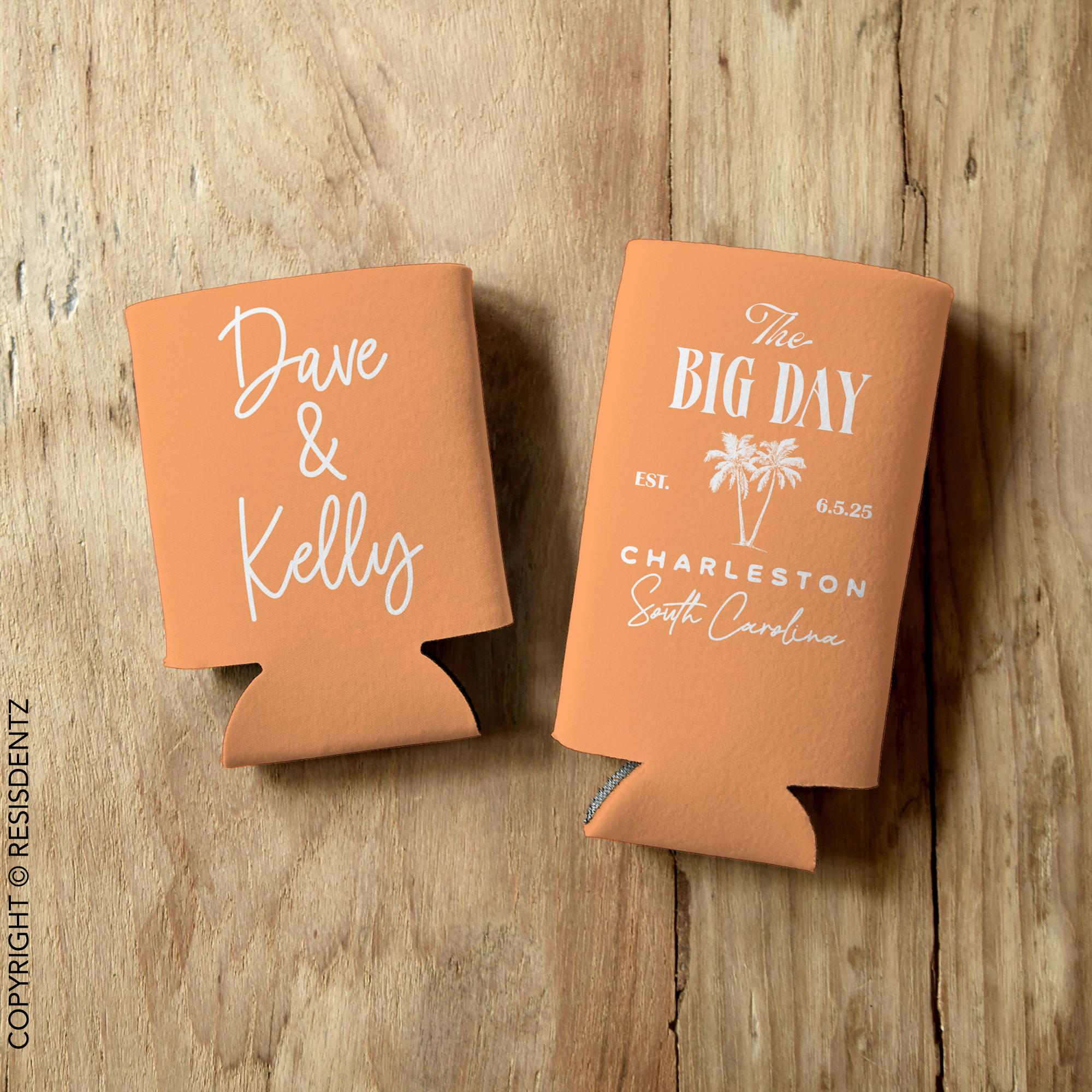 Custom Social Club Drink Cozies – Custom Event Favors for Weddings ...