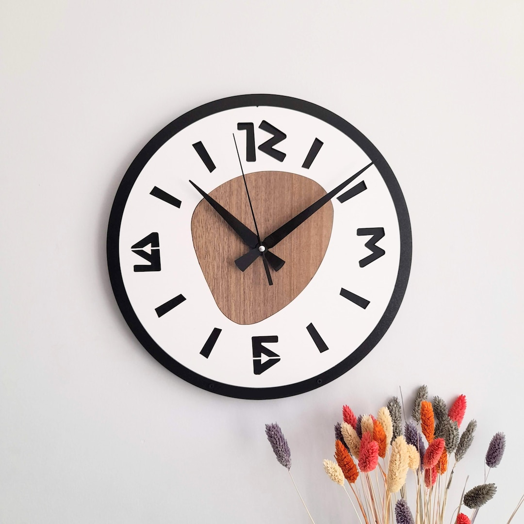 Modern Aztec Wall Clock.unique Design Wall Clock.decorative Clock for ...
