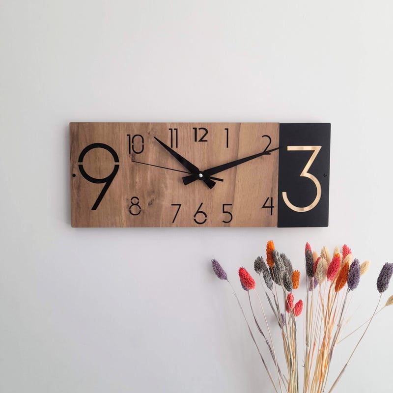Big Black Clock - Etsy