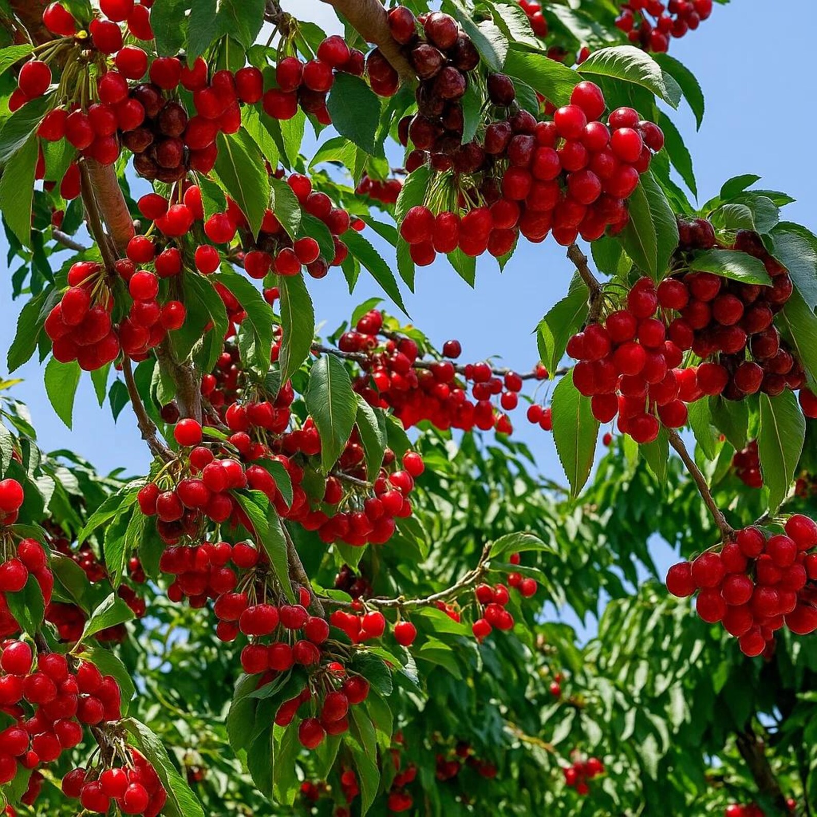 5 Sweet Mazzard Cherry Tree Seeds – Edible Prunus Avium, Fast Growing ...